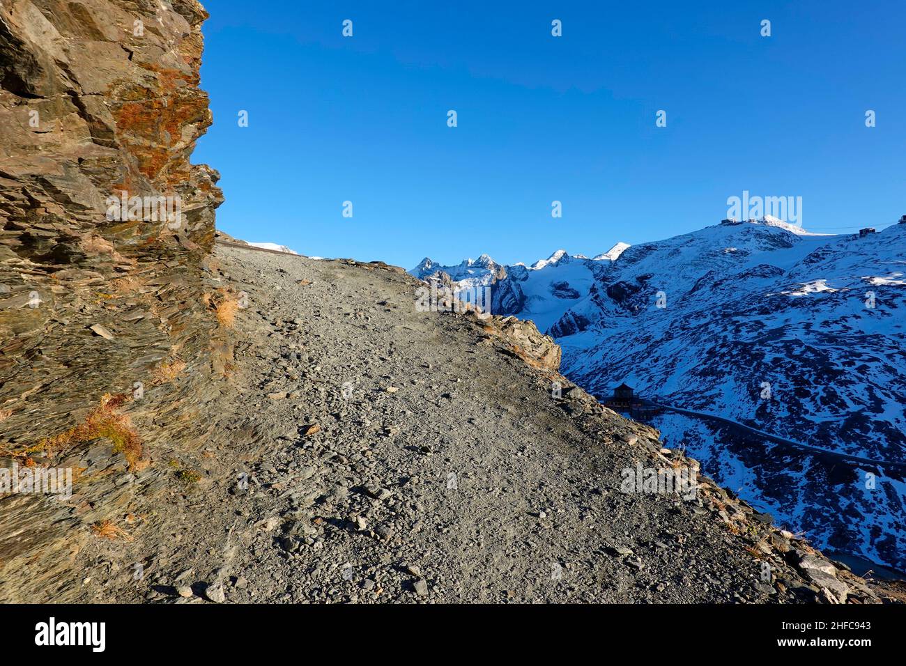 The Ortler Alps near Sulden (South Tyrol, Italy) on a sunny October day ...