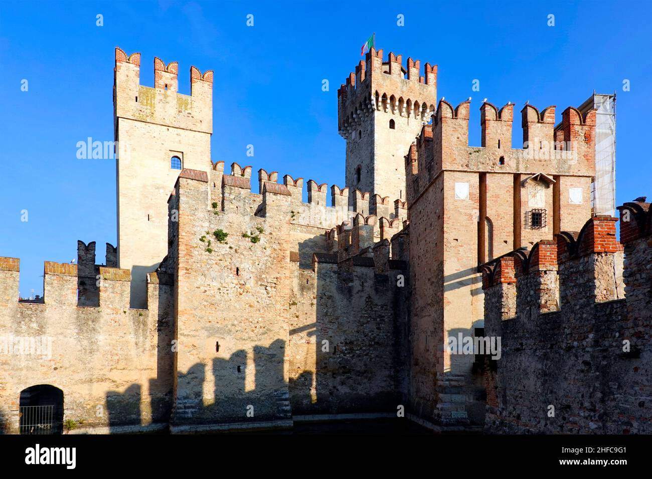 Architecture of Sirmione old town , Italy, Europe Stock Photo - Alamy