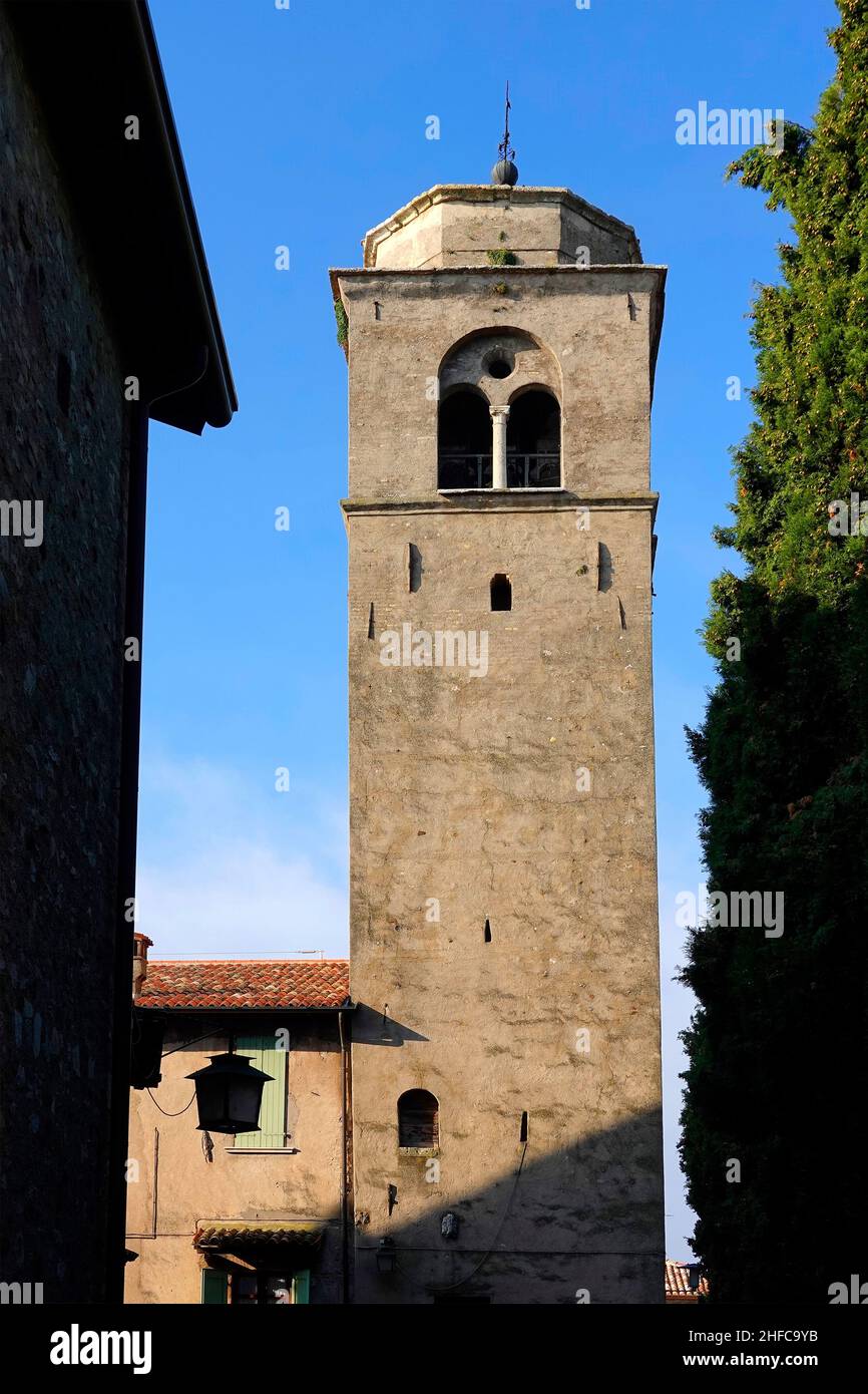 Architecture of Sirmione old town , Italy, Europe Stock Photo - Alamy