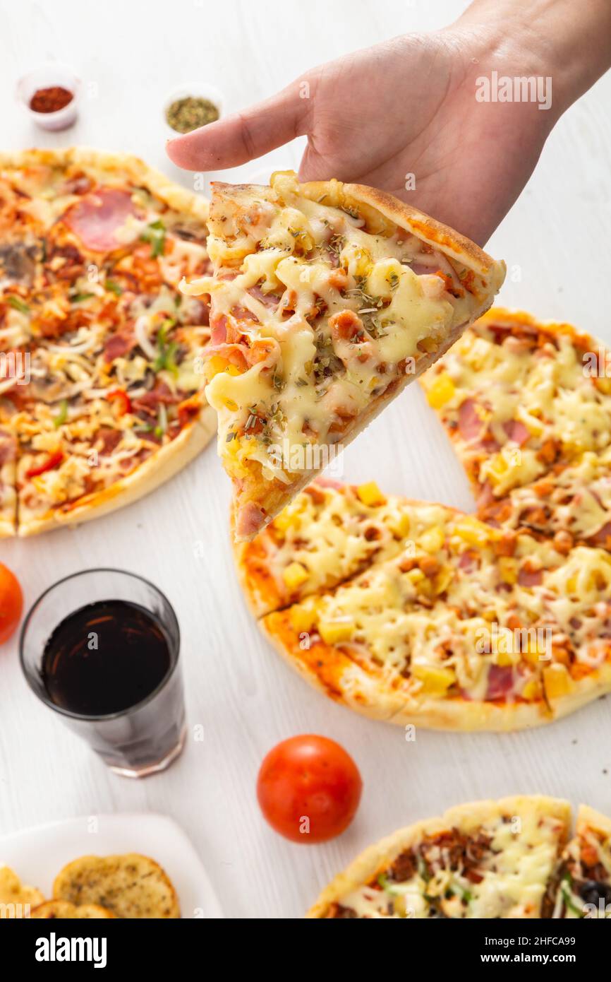Sharing a meat dish hi-res stock photography and images - Alamy