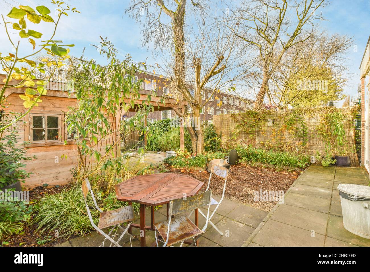 View of the beautiful veranda of the house Stock Photo - Alamy