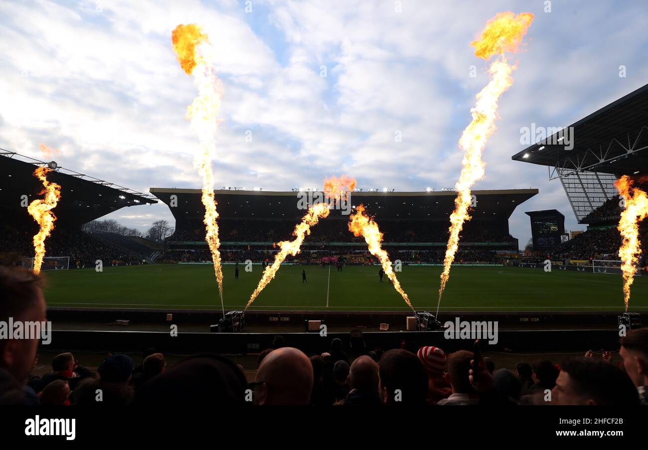 Pyrotechnics football uk hi-res stock photography and images - Alamy