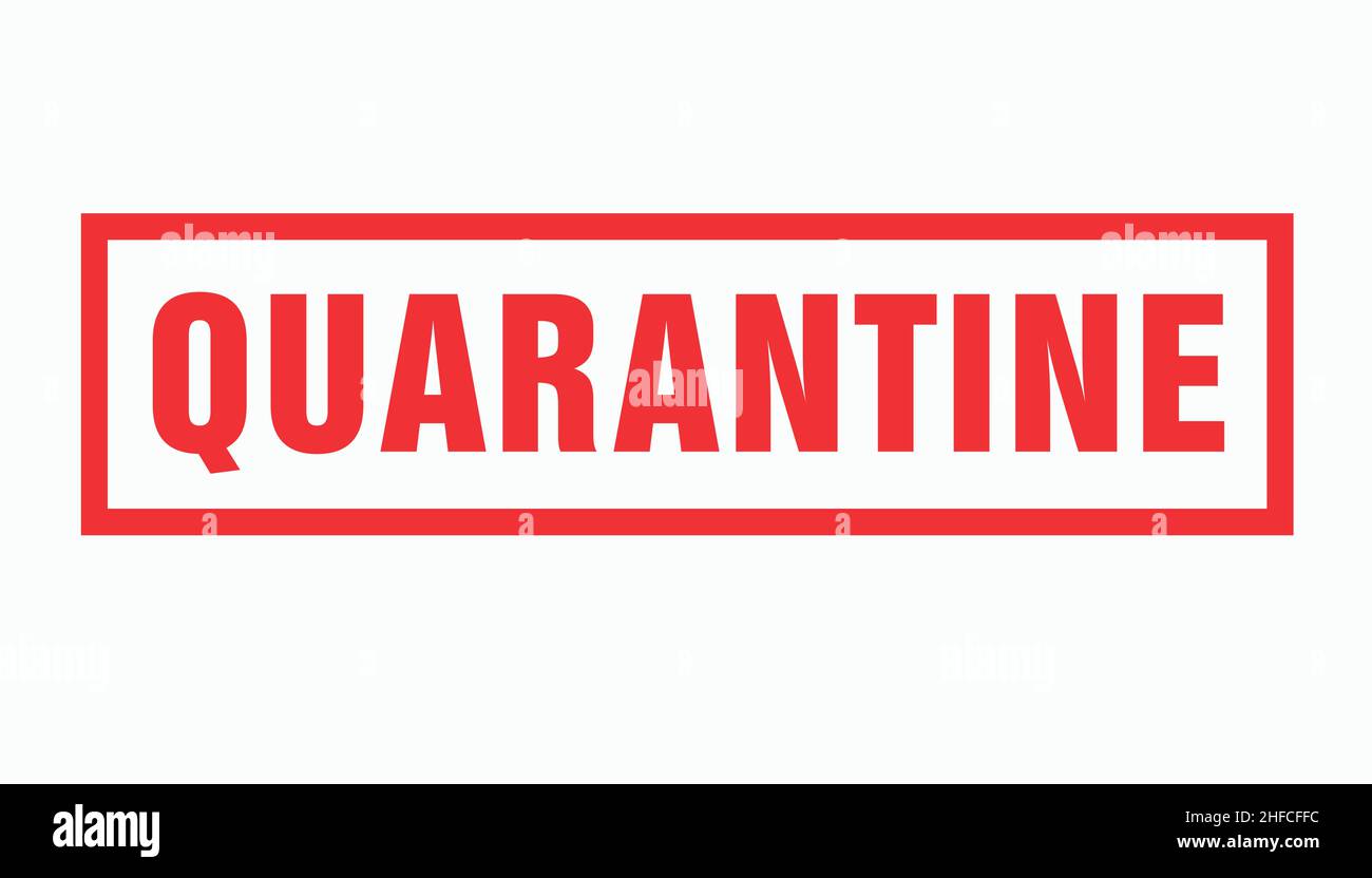 Quarantine sign. Virus quarantine. Coronavirus COVID-19. Pandemic. Stop ...