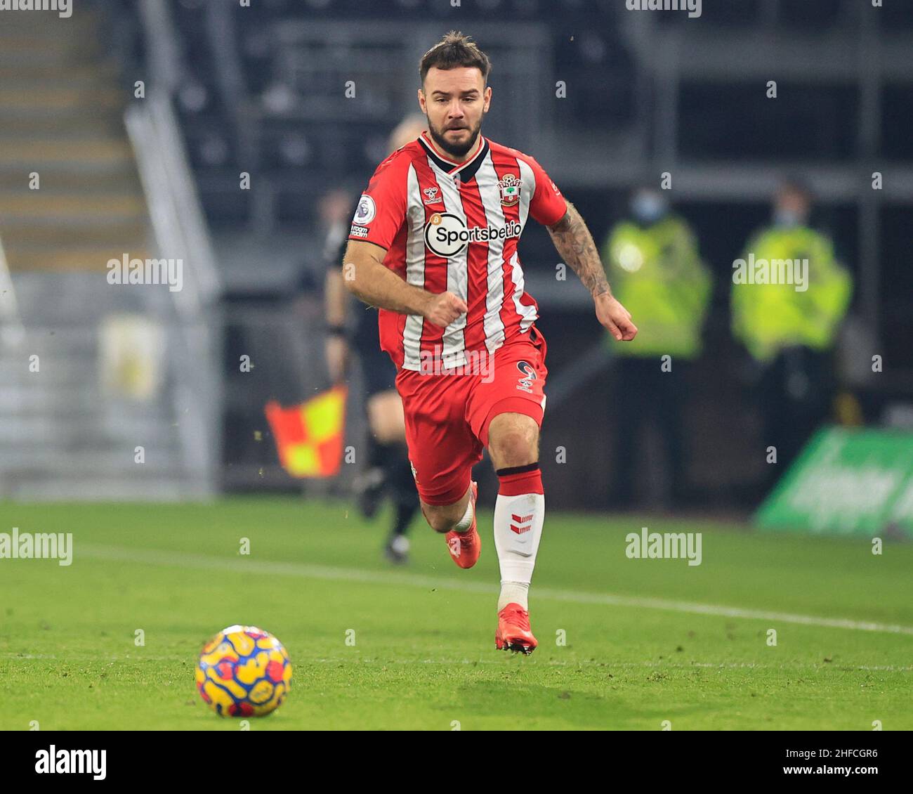 Adam Armstrong #9 of Southampton runs with the ball Stock Photo - Alamy