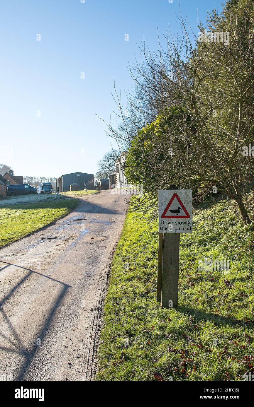 Signage in the countryside hi-res stock photography and images - Alamy