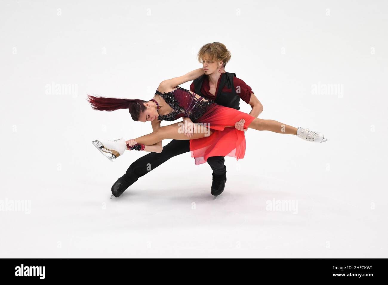 Diana DAVIS & Gleb SMOLKIN (RUS), during Ice Dance Free Dance, at the ...