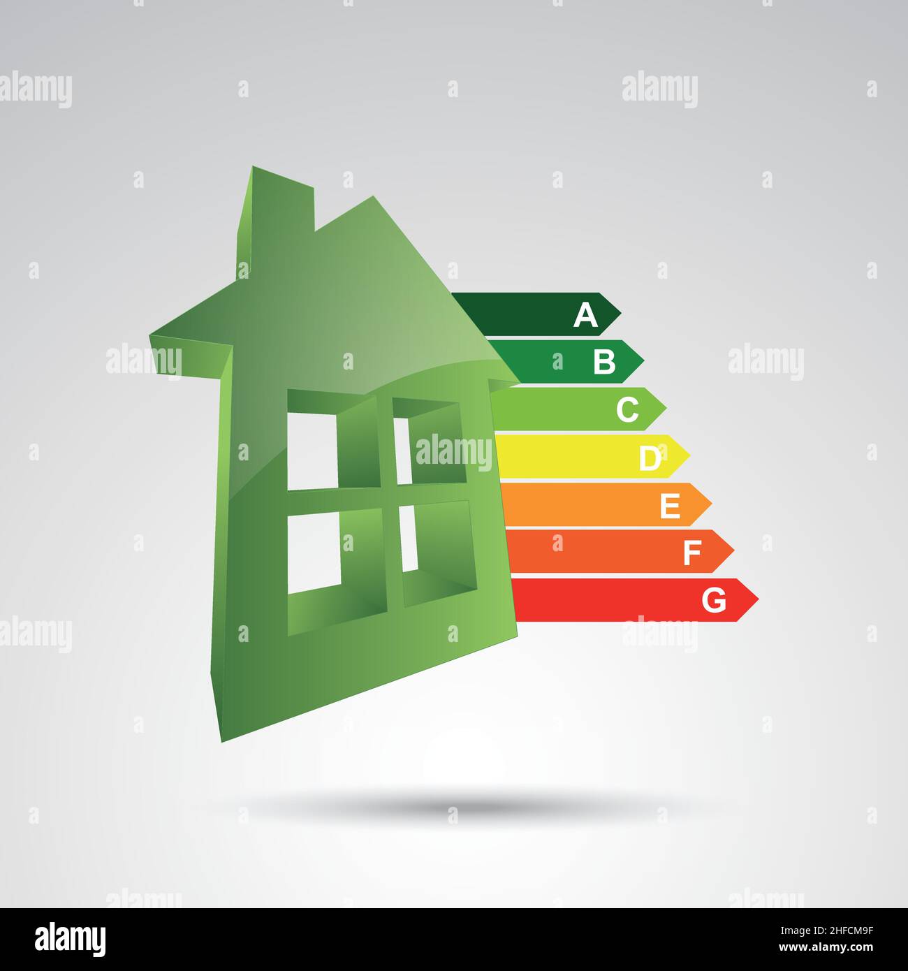 Energy efficiency classes symbol Stock Vector Images - Alamy