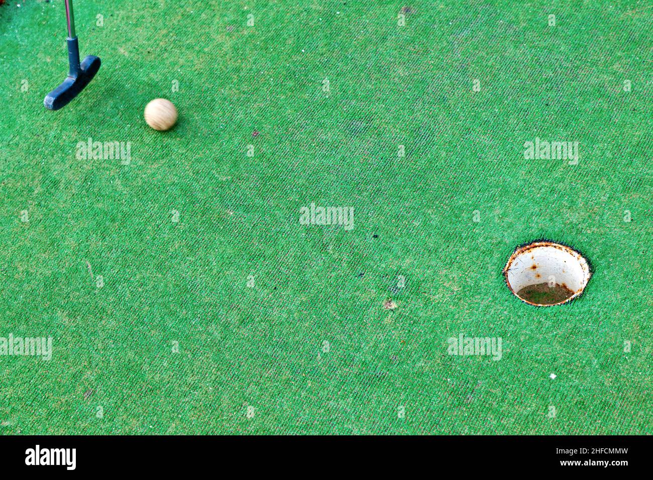 Mini golf mini golf symbol hi-res stock photography and images - Alamy