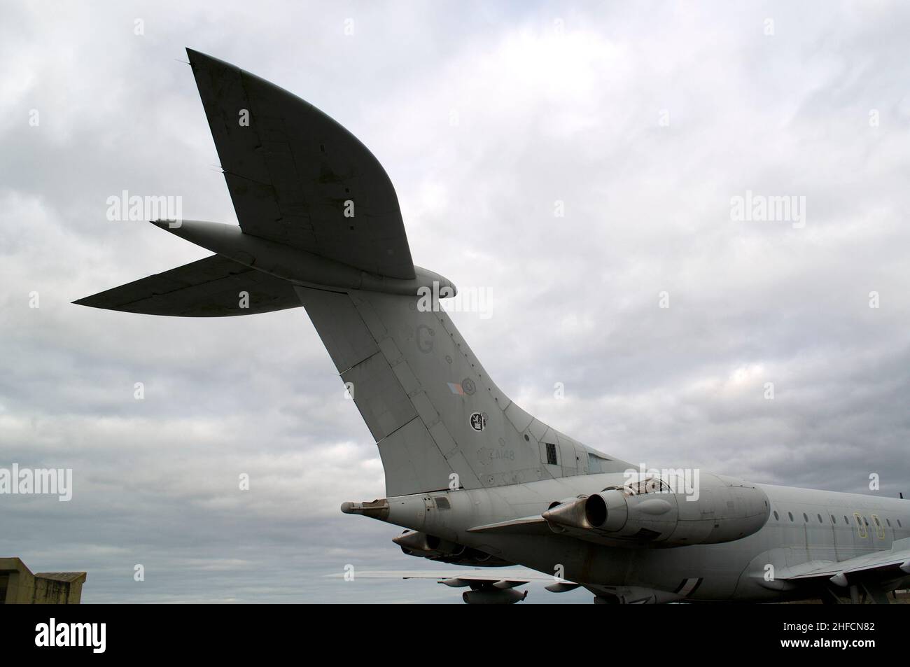 1967 Vickers VC10 aerial tanker and aircraft refueler RAF Newquay ...