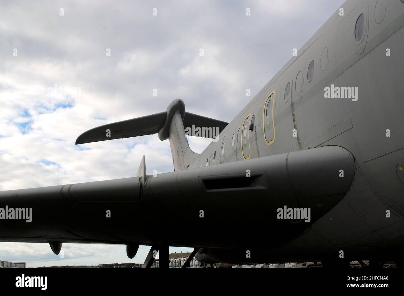 1967 Vickers VC10 aerial tanker and aircraft refueler RAF Newquay ...