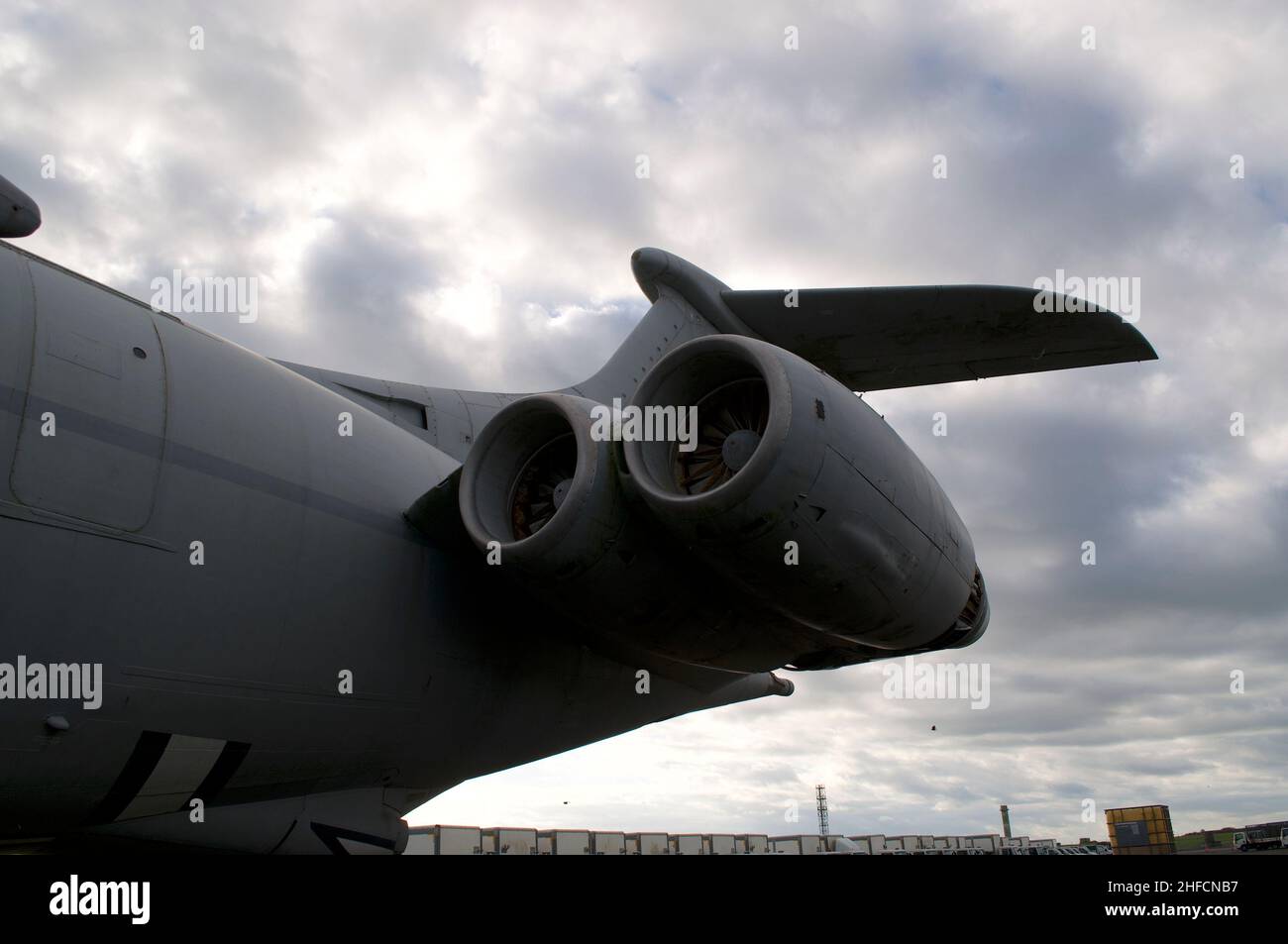 1967 Vickers VC10 aerial tanker and aircraft refueler RAF Newquay ...