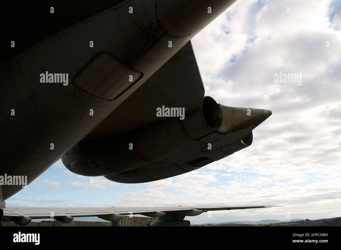 1967 Vickers VC10 aerial tanker and aircraft refueler RAF Newquay ...