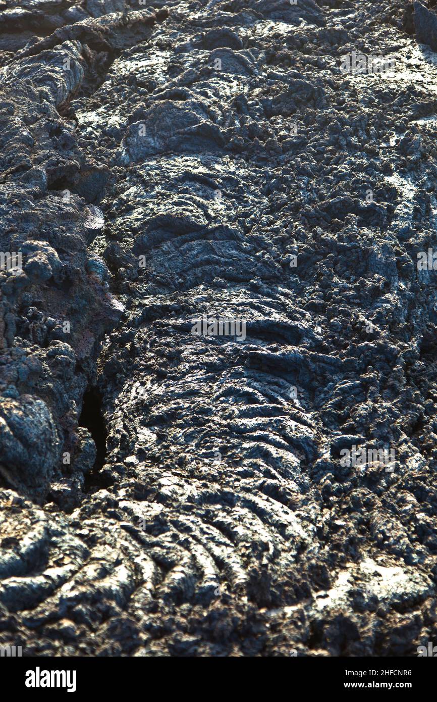 Stones of volcanic flow give a beautiful natural structure Stock Photo ...