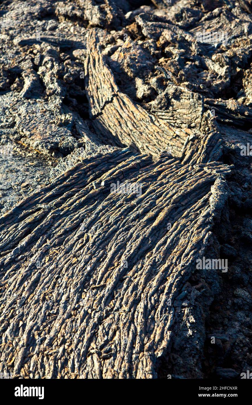 Stones of volcanic flow give a beautiful natural structure Stock Photo ...