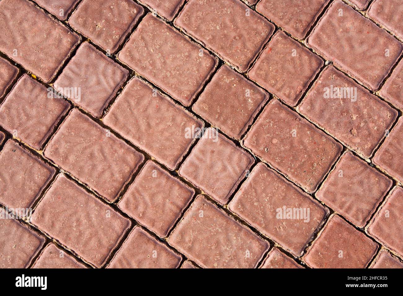 Brick footpath background Stock Photo - Alamy
