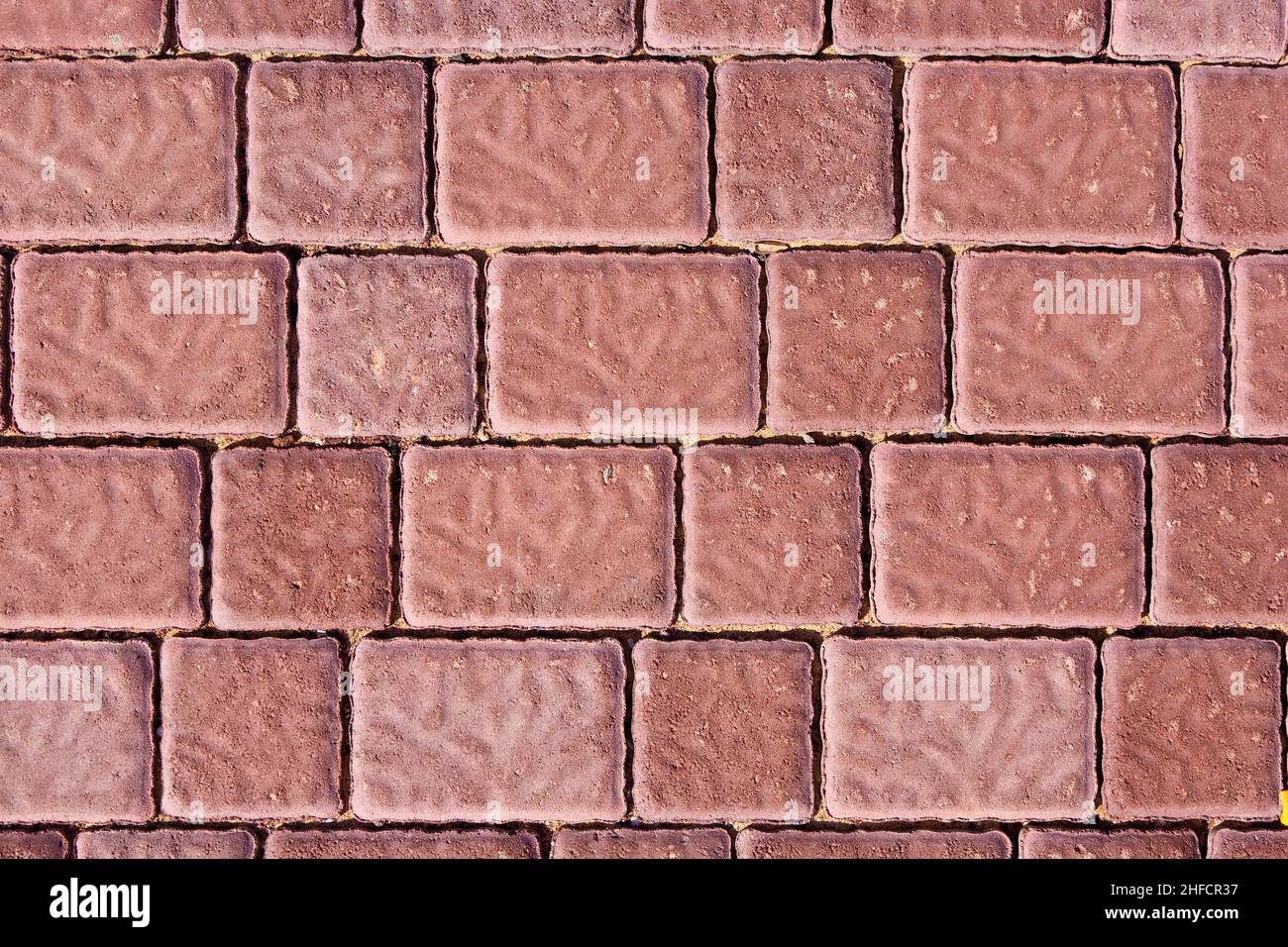Brick footpath background Stock Photo - Alamy