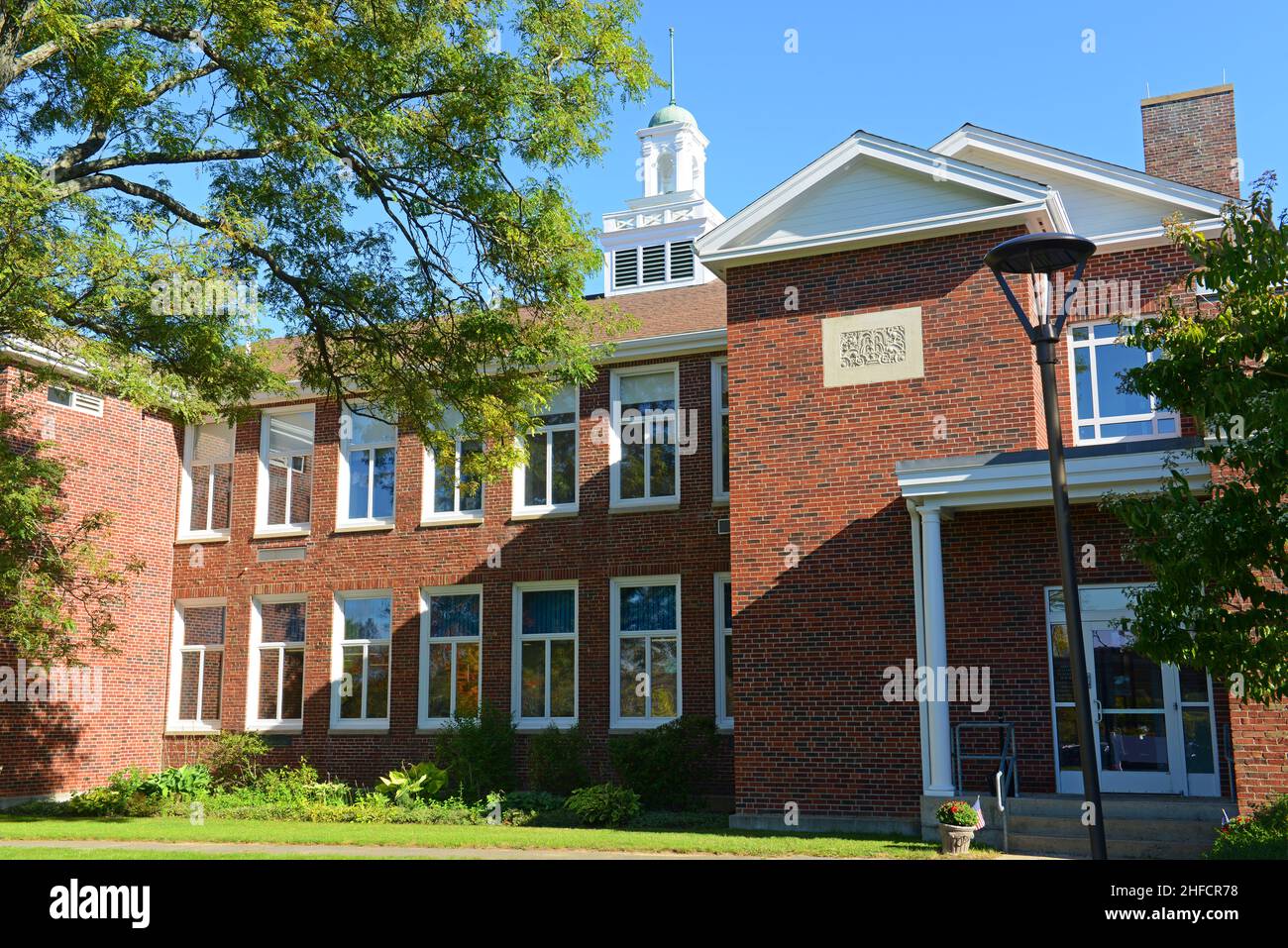 Wayland Town Hall at 41 Cochituate Road in historic town center of ...