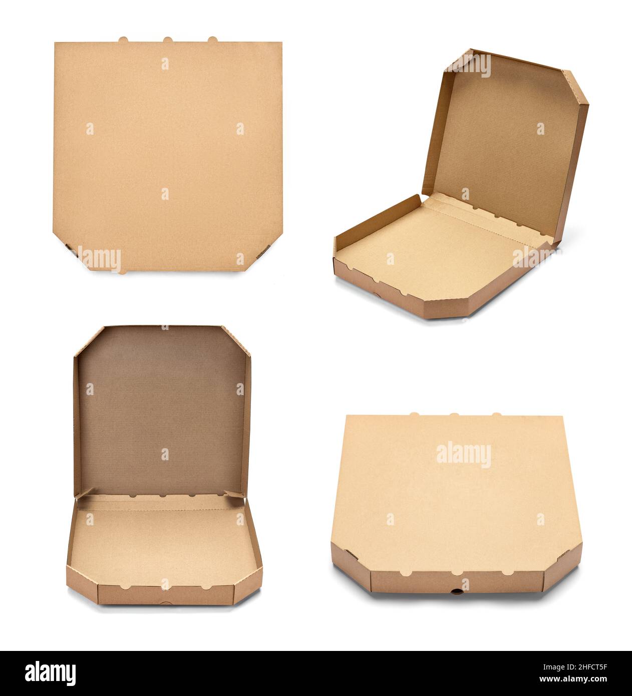 pizza box food cardboard delivery package Stock Photo - Alamy