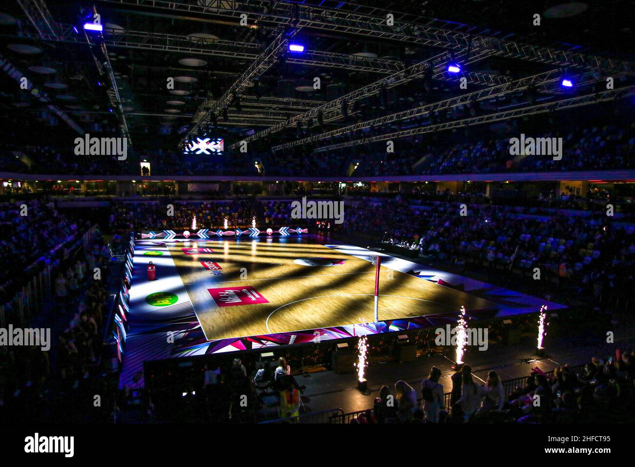 General view inside the arena before the Netball Quad Series match at ...