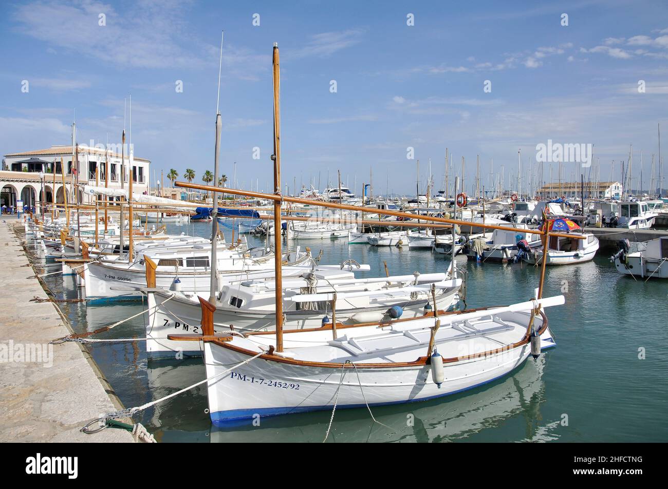 Harbour view, Puerto Pollensa (Port de Pollenca), Pollenca Municipality ...