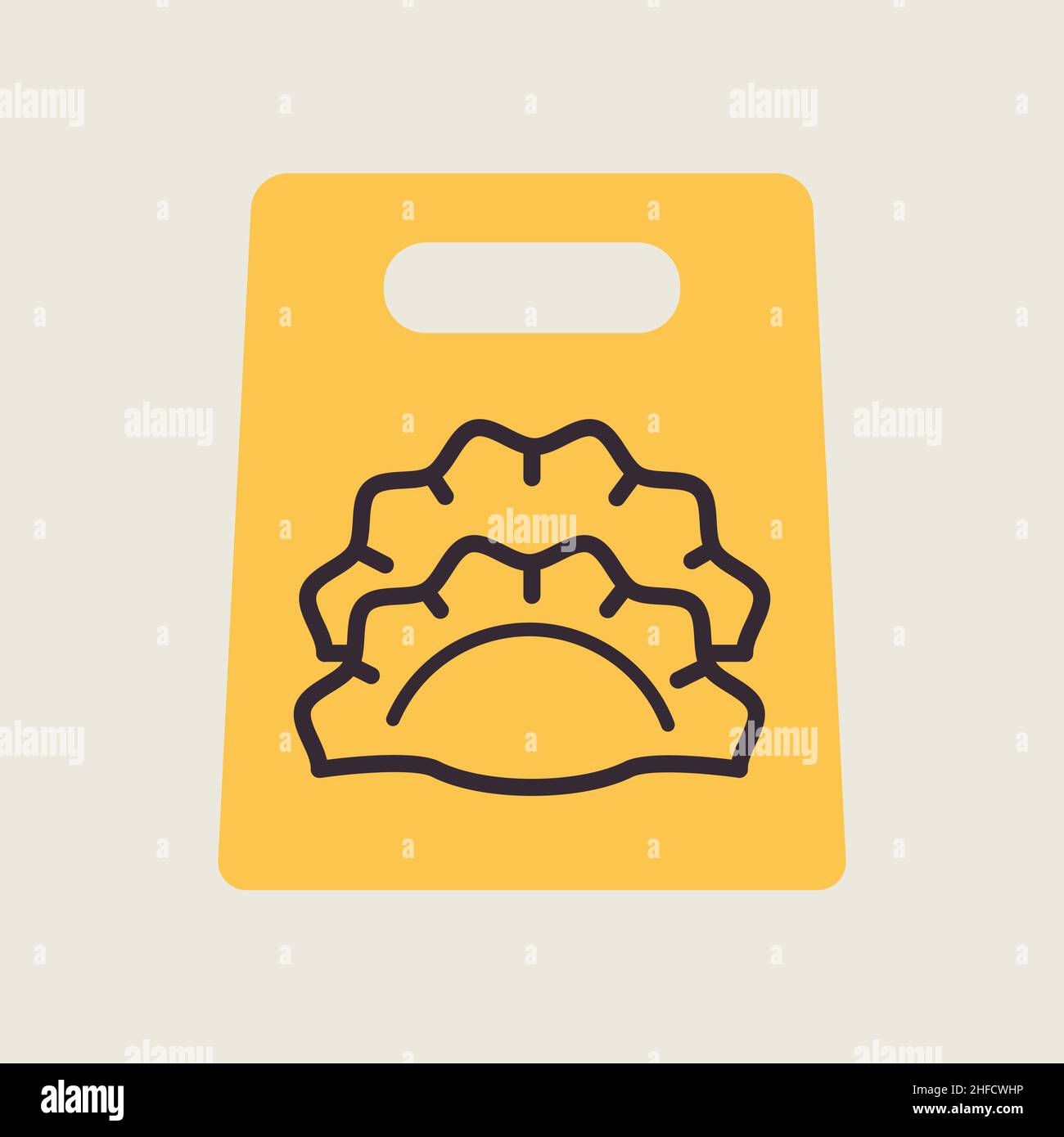 Paper dumpling Stock Vector Images - Alamy