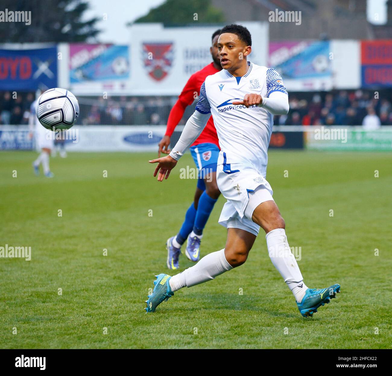 Dagenham, UK. 15th Jan, 2022. DAGENHAM, ENGLAND - JANUARY 15: Nathan ...