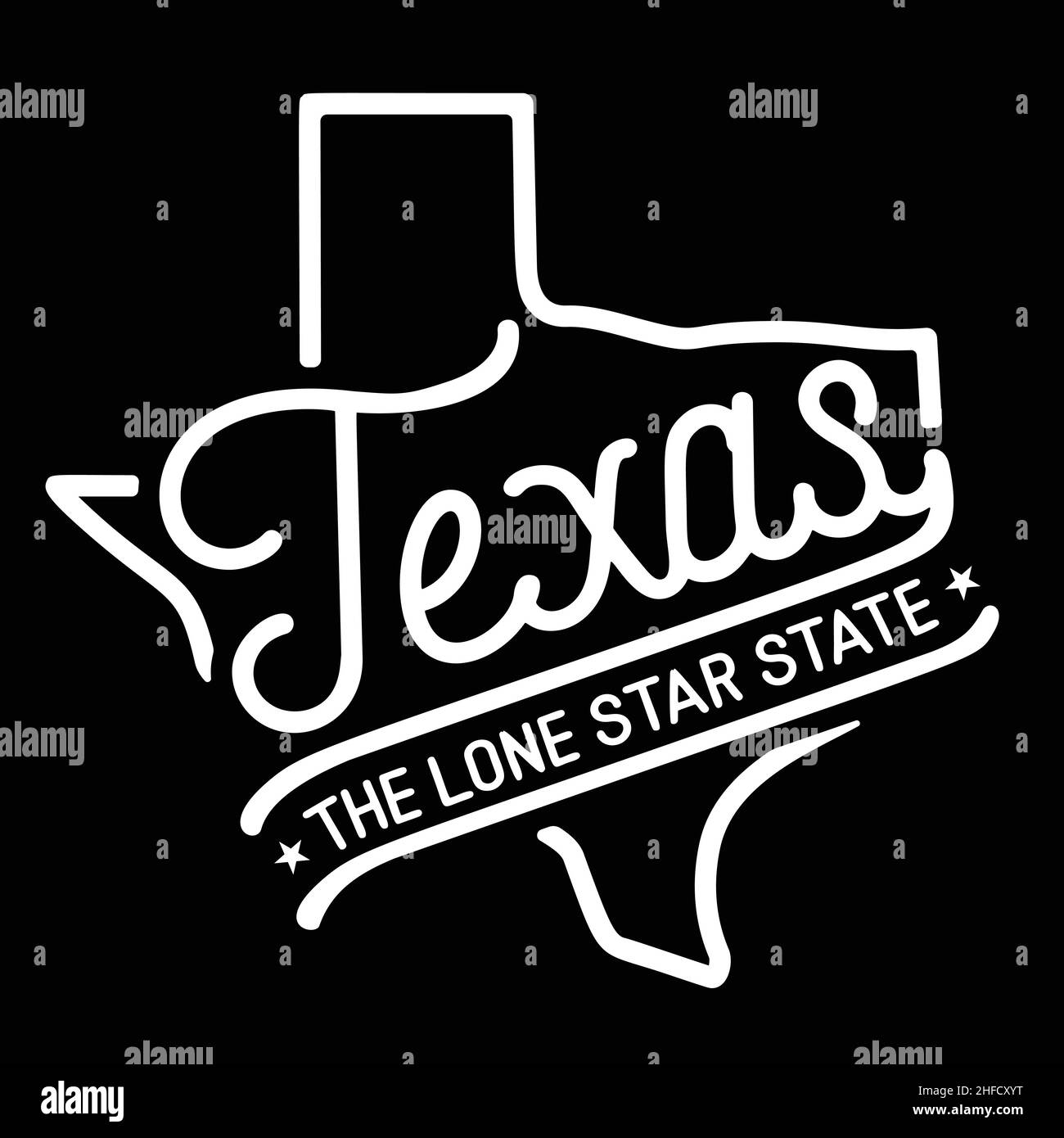 Texas map design template. Texas slogan.Vector and illustration Stock ...