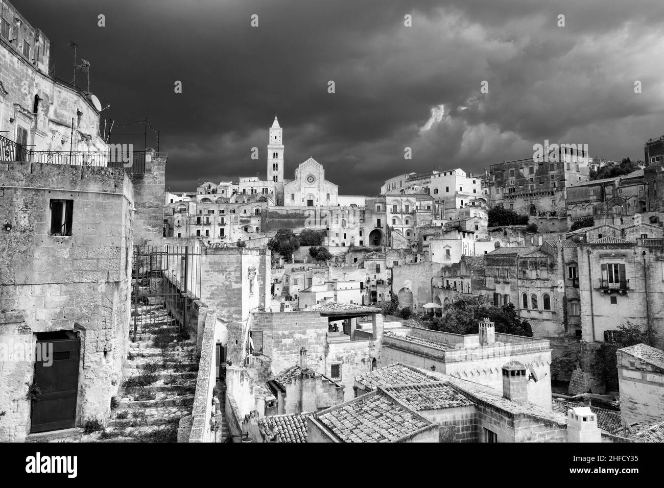 Matera, italy Black and White Stock Photos & Images - Alamy