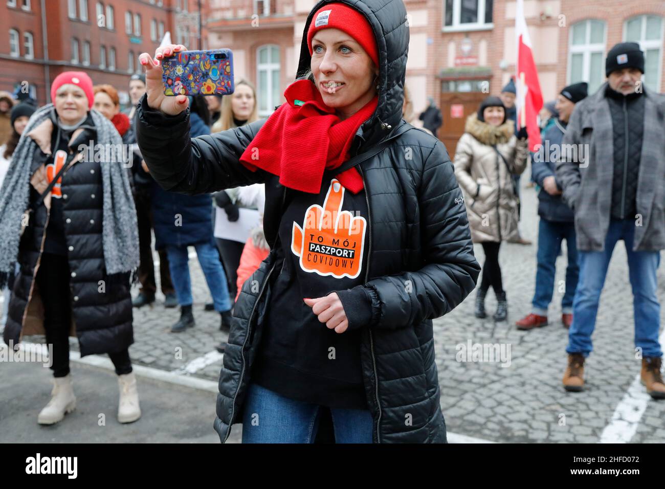 Bei einer von der Partei "Freie Sachsen" im Nachrichtenportal Telegram ...