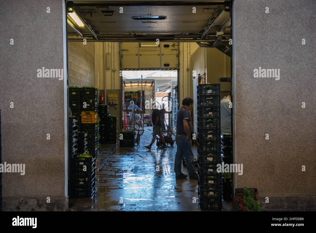 Fondi (LT), Italy 12/09/2019: MOF Wholesale Agribusiness Center in ...