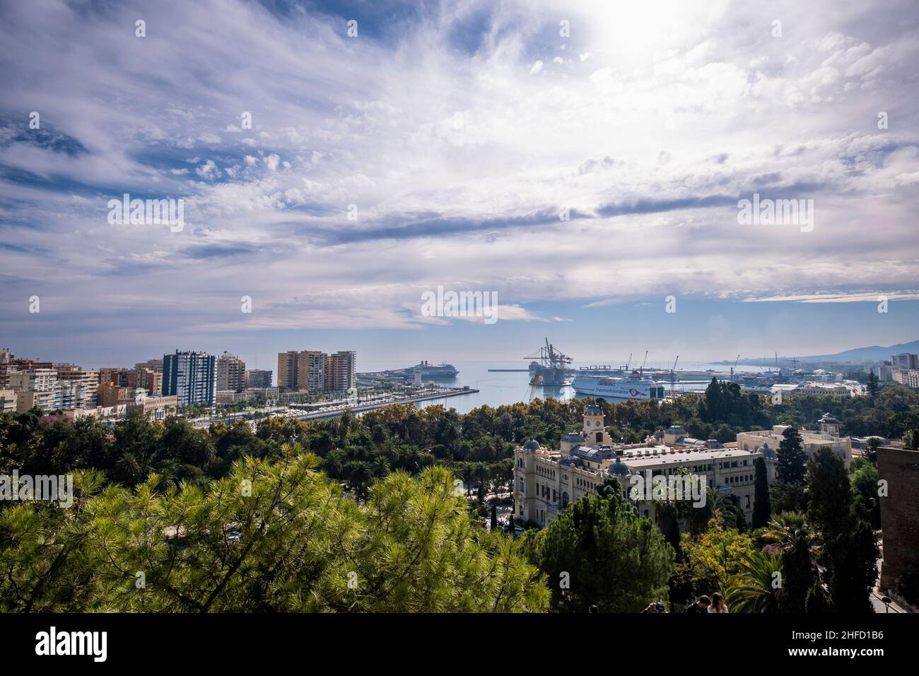 Container terminal malaga hi-res stock photography and images - Alamy