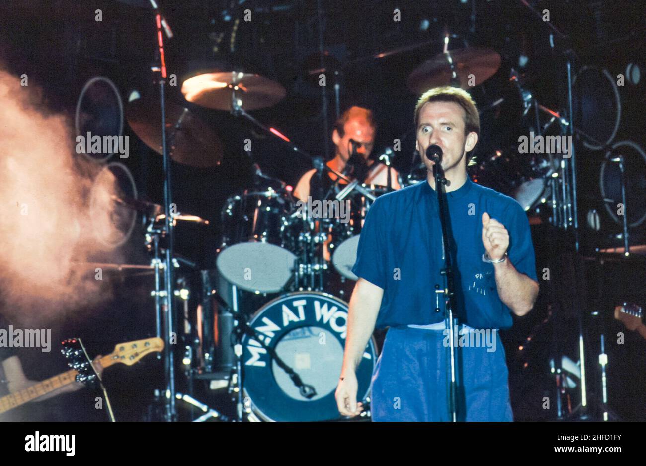 January 23, 1999, East Rutherford, NJ USA Men at Work, an Australian ...