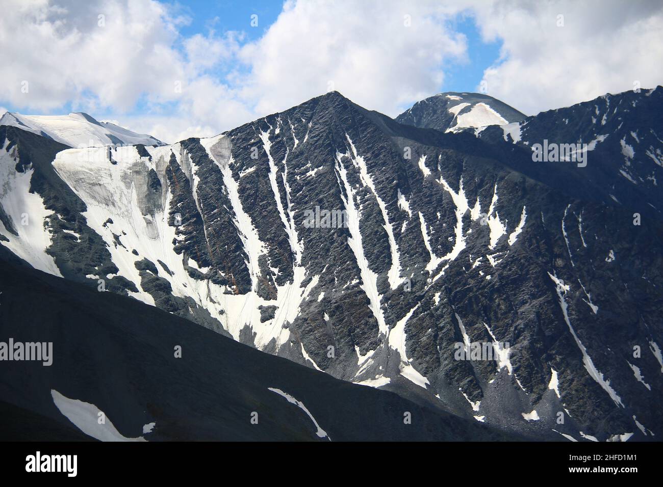 Alpine landscape with glaciers hi-res stock photography and images - Alamy