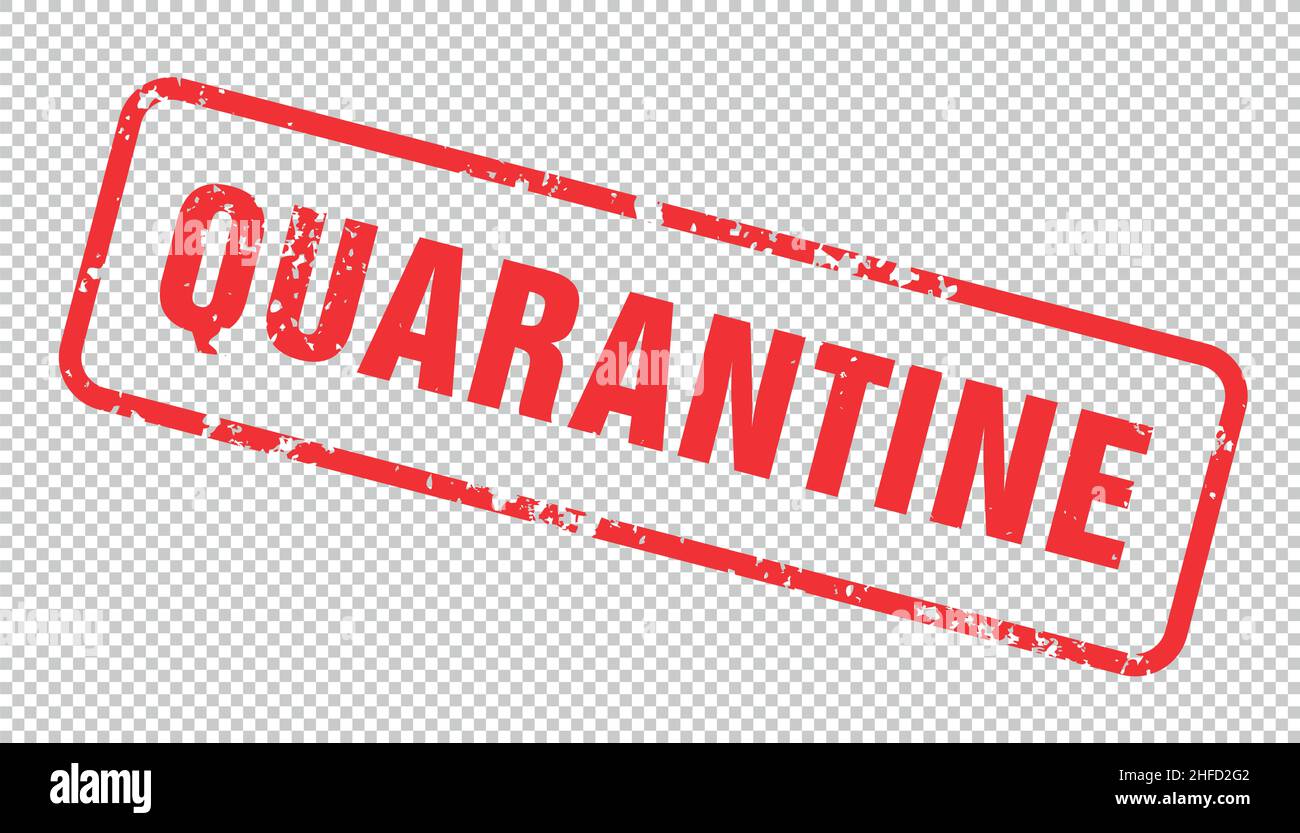 Quarantine sign. Virus quarantine. Coronavirus COVID-19. Pandemic. Stop ...