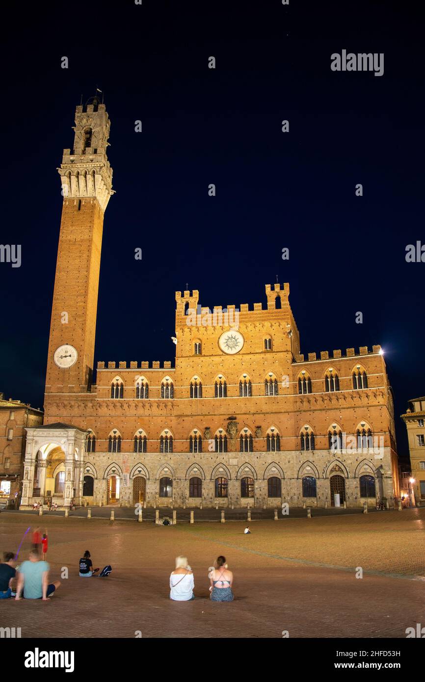The Palazzo Pubblico is a palace in Siena, Tuscany, central Italy, and ...