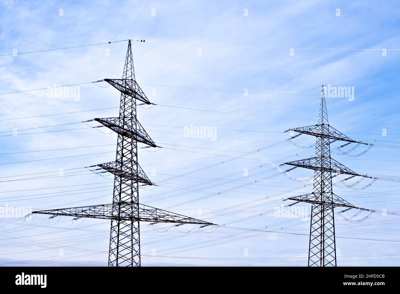 electrical power plant in beautiful colorful meadow Stock Photo - Alamy