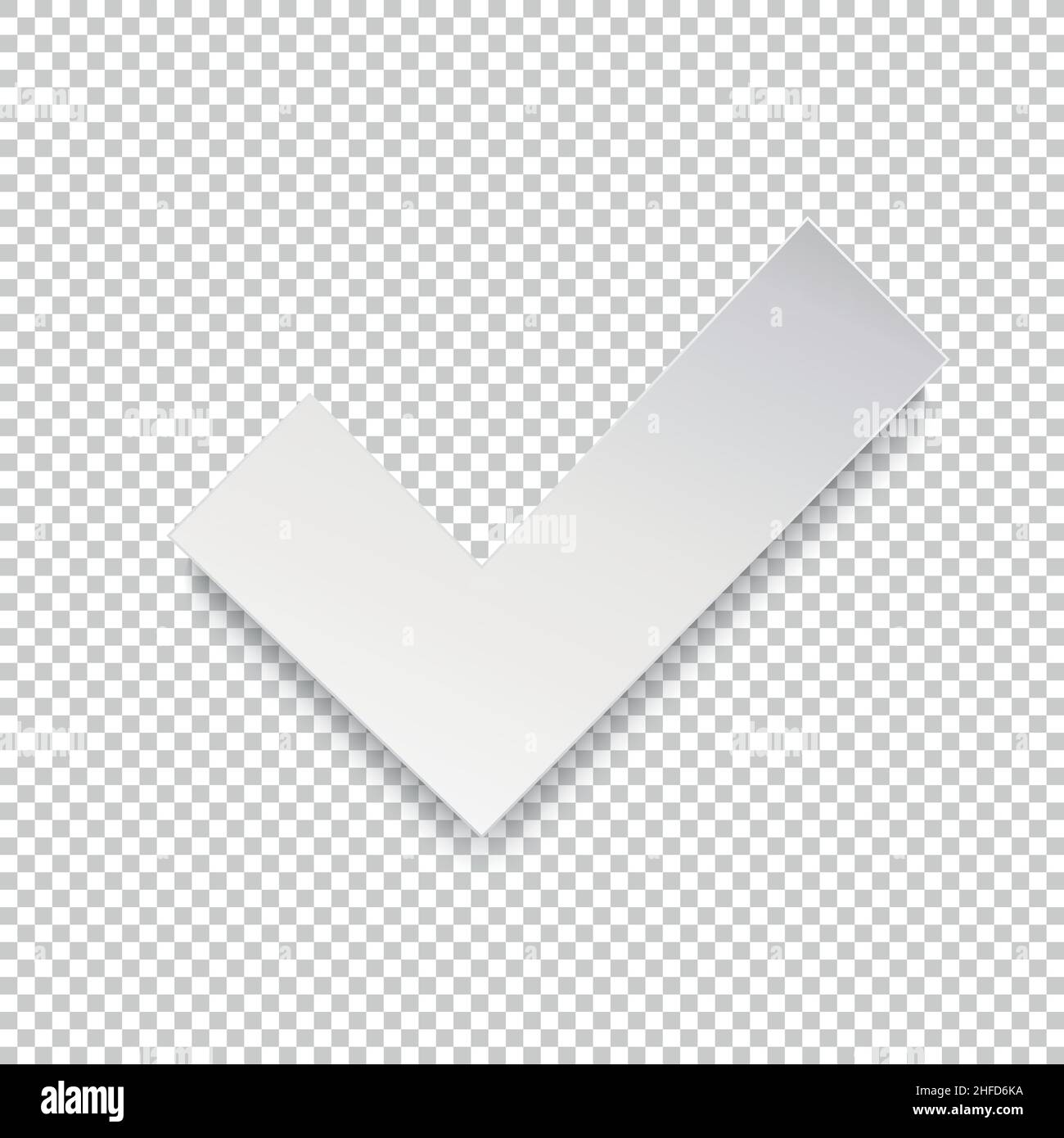 Check icon sign ok or right Infographic design on checked transparent ...
