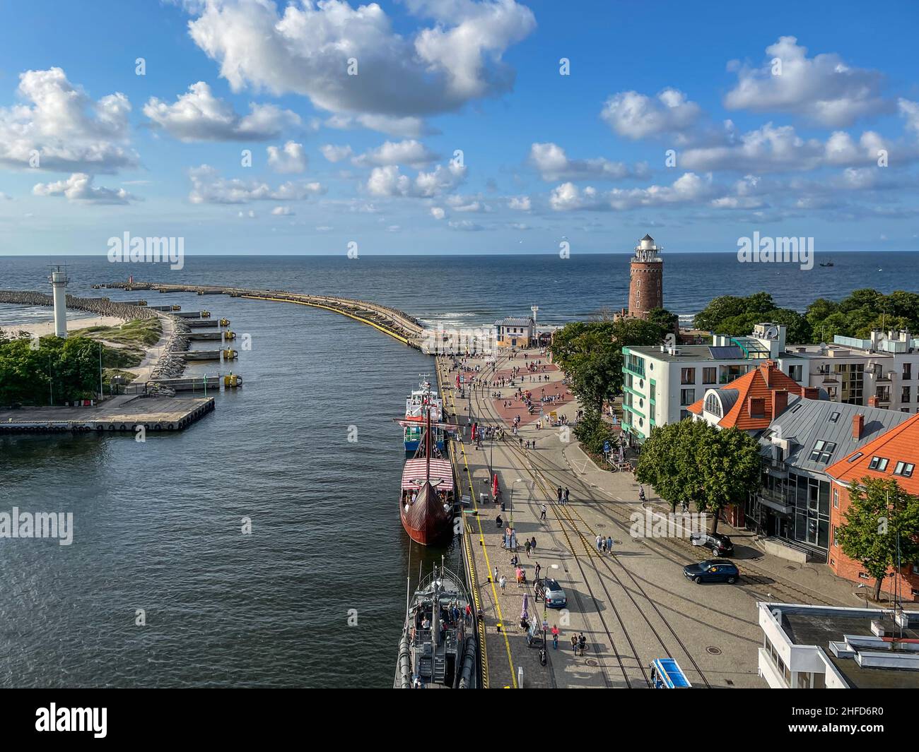 Port of Kolobrzeg is a Polish seaport located at the Parseta river ...
