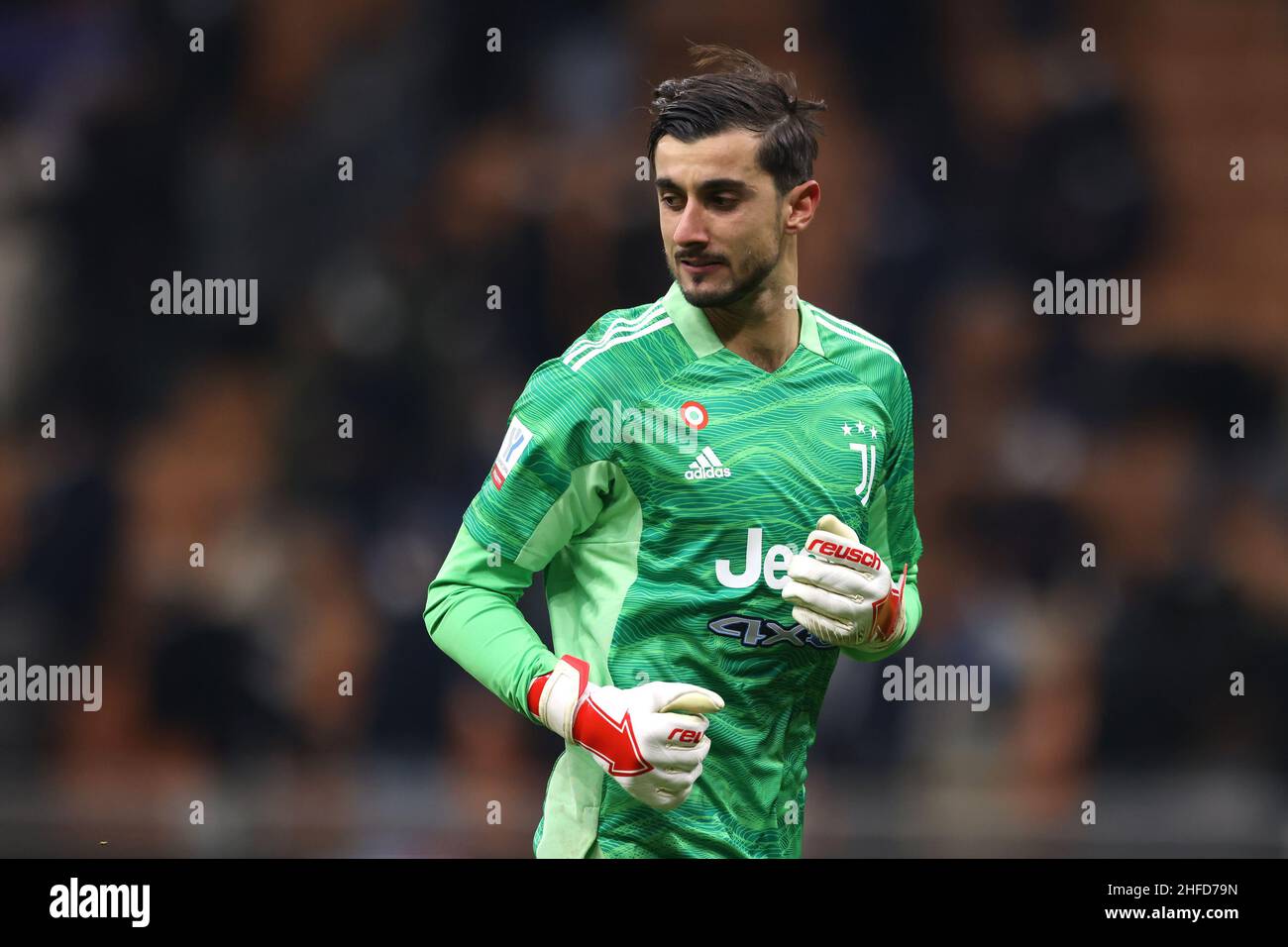Milan, Italy, 12th January 2022. Mattia Perin of Juventus during the ...
