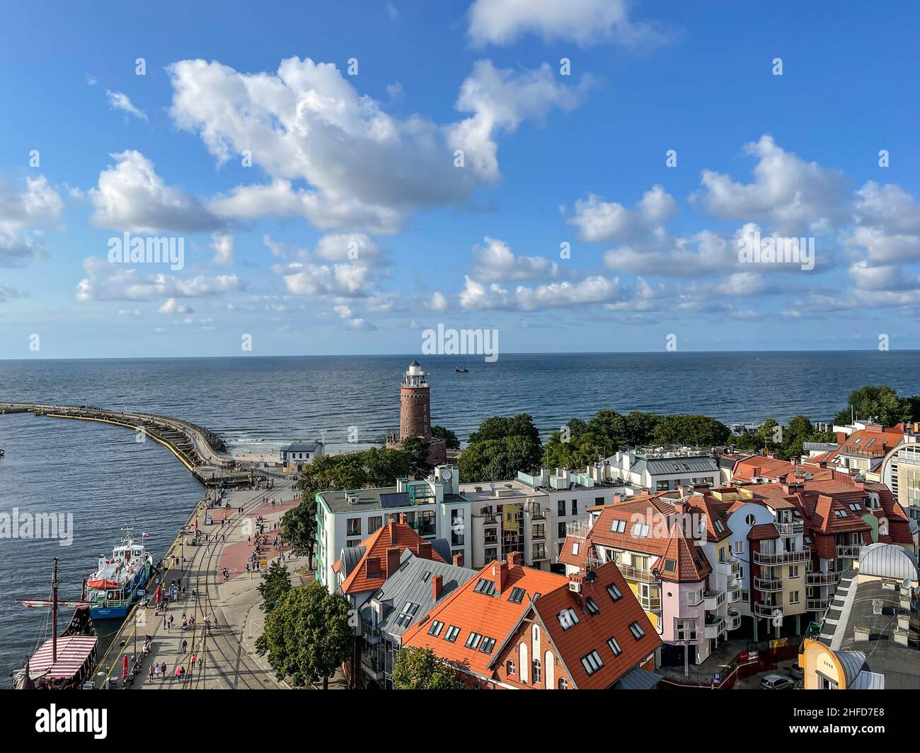 Port of Kolobrzeg is a Polish seaport located at the Parseta river ...