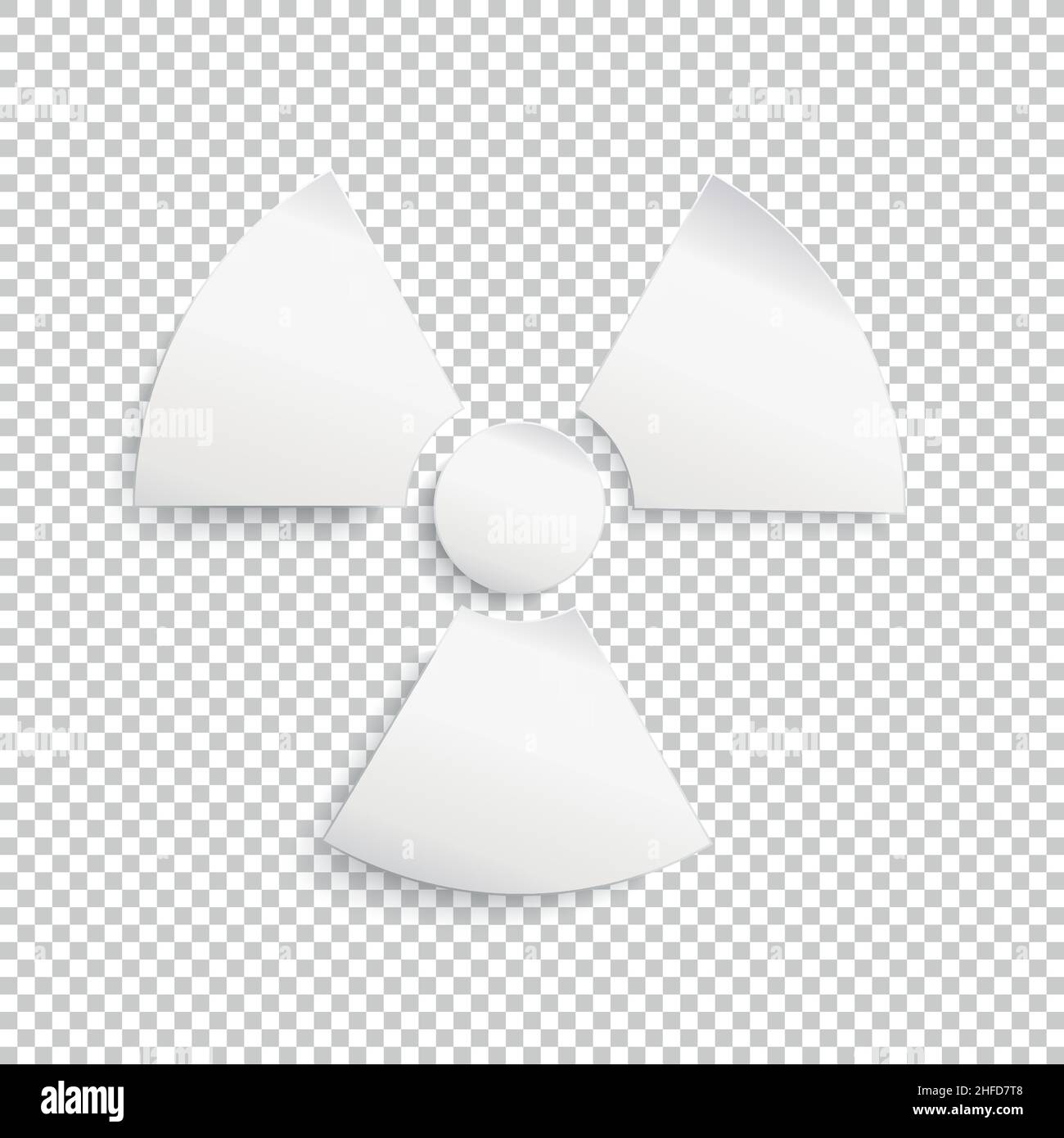 white Radioactive contamination symbol Infographic design on checked ...