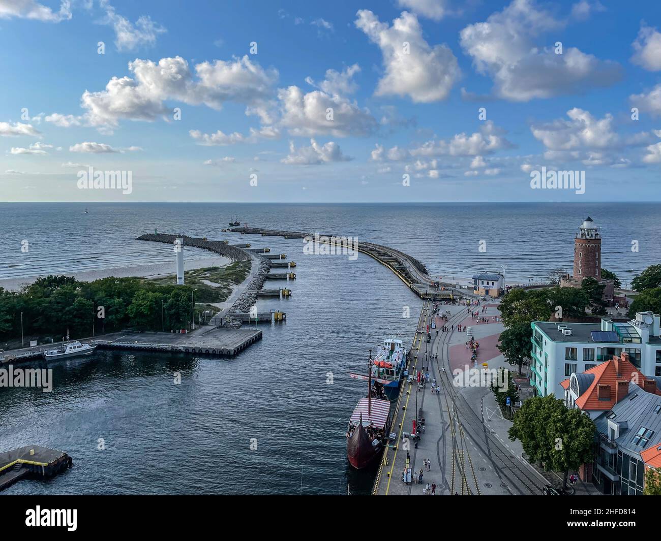 Port of Kolobrzeg is a Polish seaport located at the Parseta river ...
