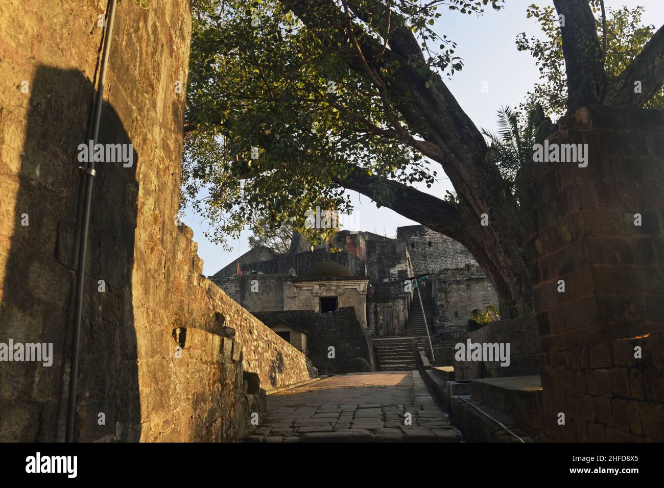 remains of kangra fort, himachal pradesh Stock Photo - Alamy