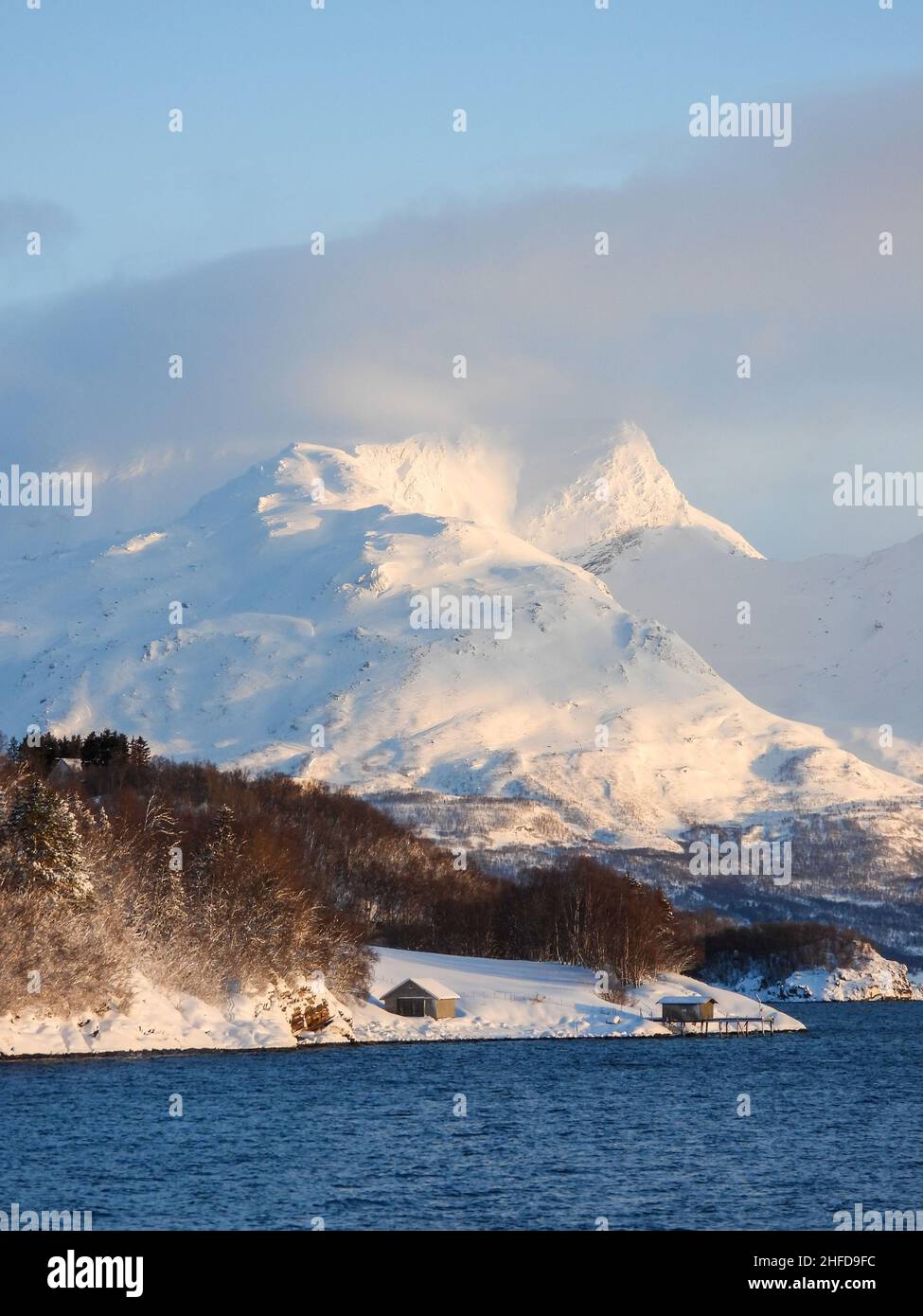 The Lyngen Alps are a mountain range in northeastern Troms og Finnmark ...