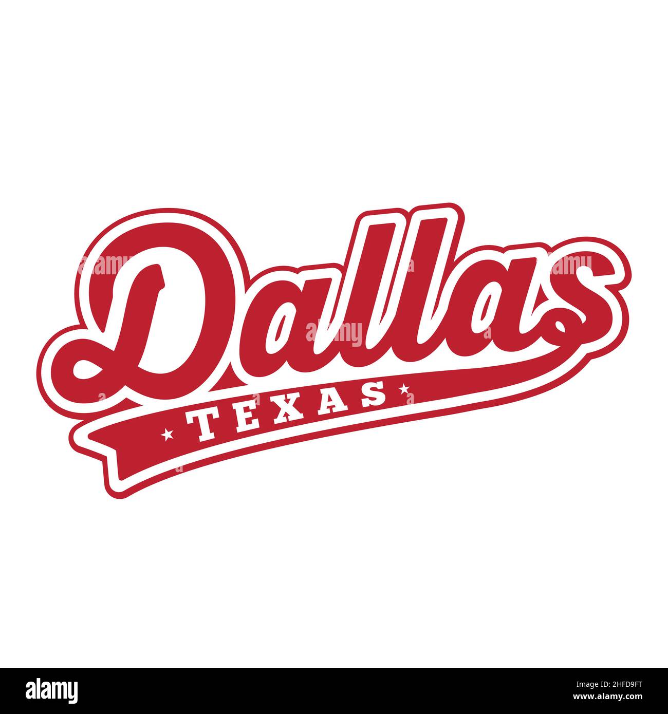 Dallas Texas lettering design. Dallas typography design. Vector and ...