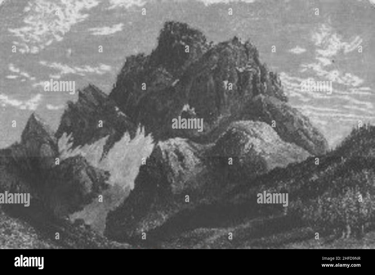 The Monte Pelmo Stock Photo - Alamy