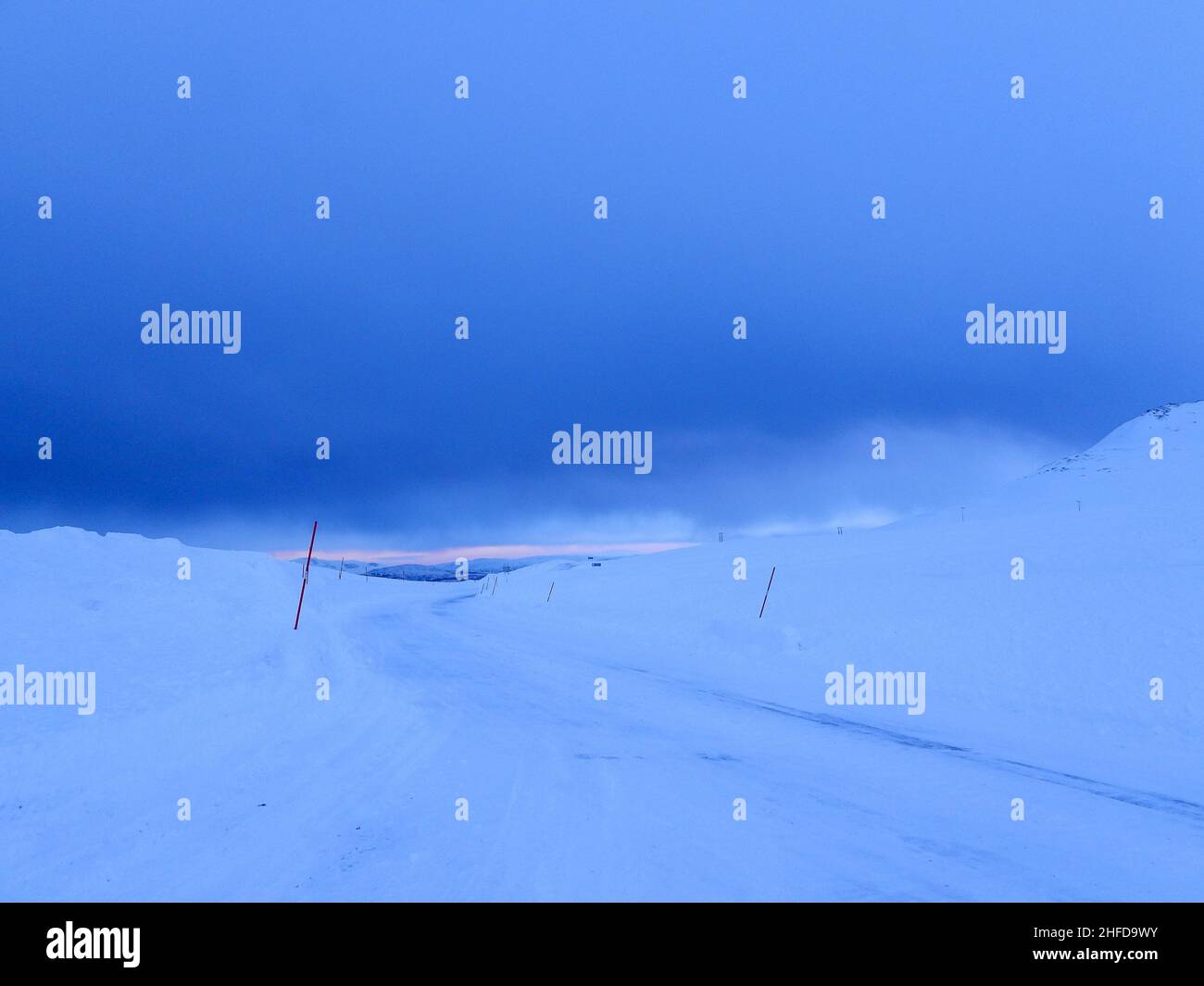 Vassbotndalen is a nature reservat near Talvik in North Norway Stock ...