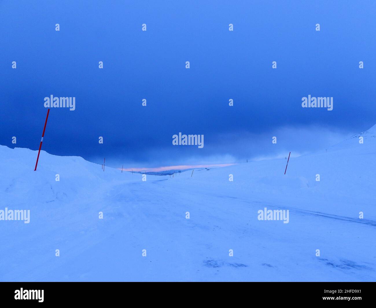 Vassbotndalen is a nature reservat near Talvik in North Norway Stock ...