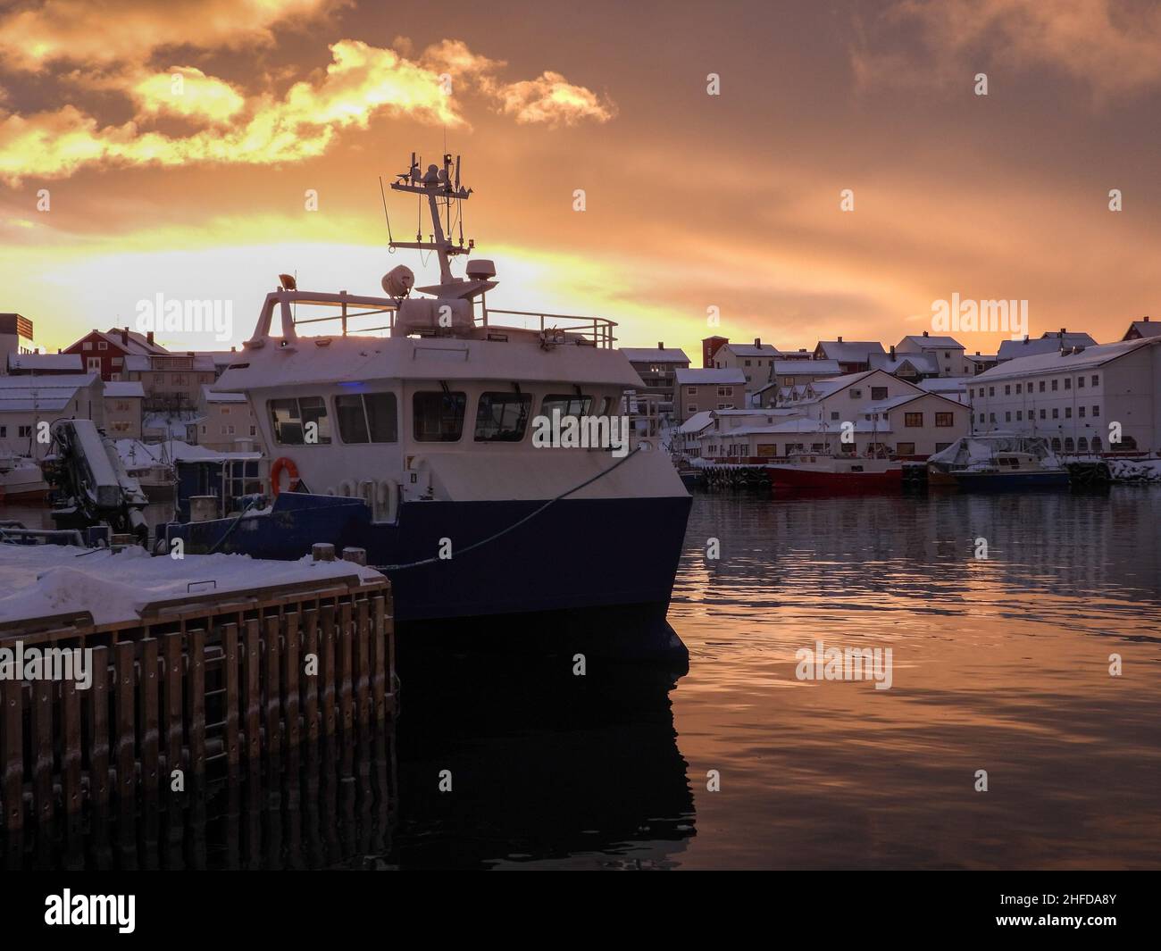 Honningsvag is the northernmost town in mainland Norway. It is located ...