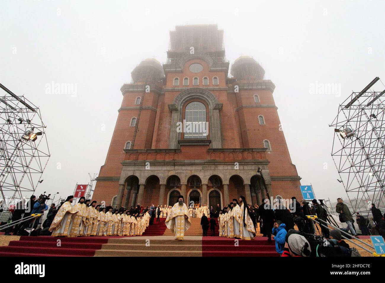 Bucharest, Romania - November 25, 2018: Consecration ceremony of ...